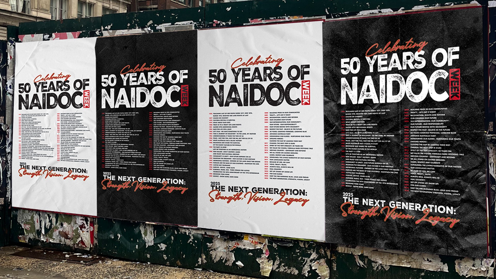 50 Years of NAIDOC Week Poster FREE DIGITAL DOWNLOAD – Clothing The Gaps