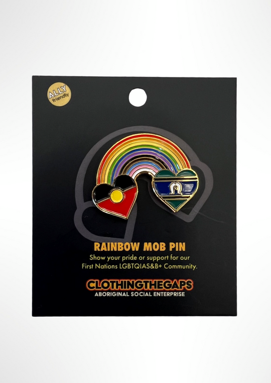 Rainbow Mob Pin – Clothing The Gaps