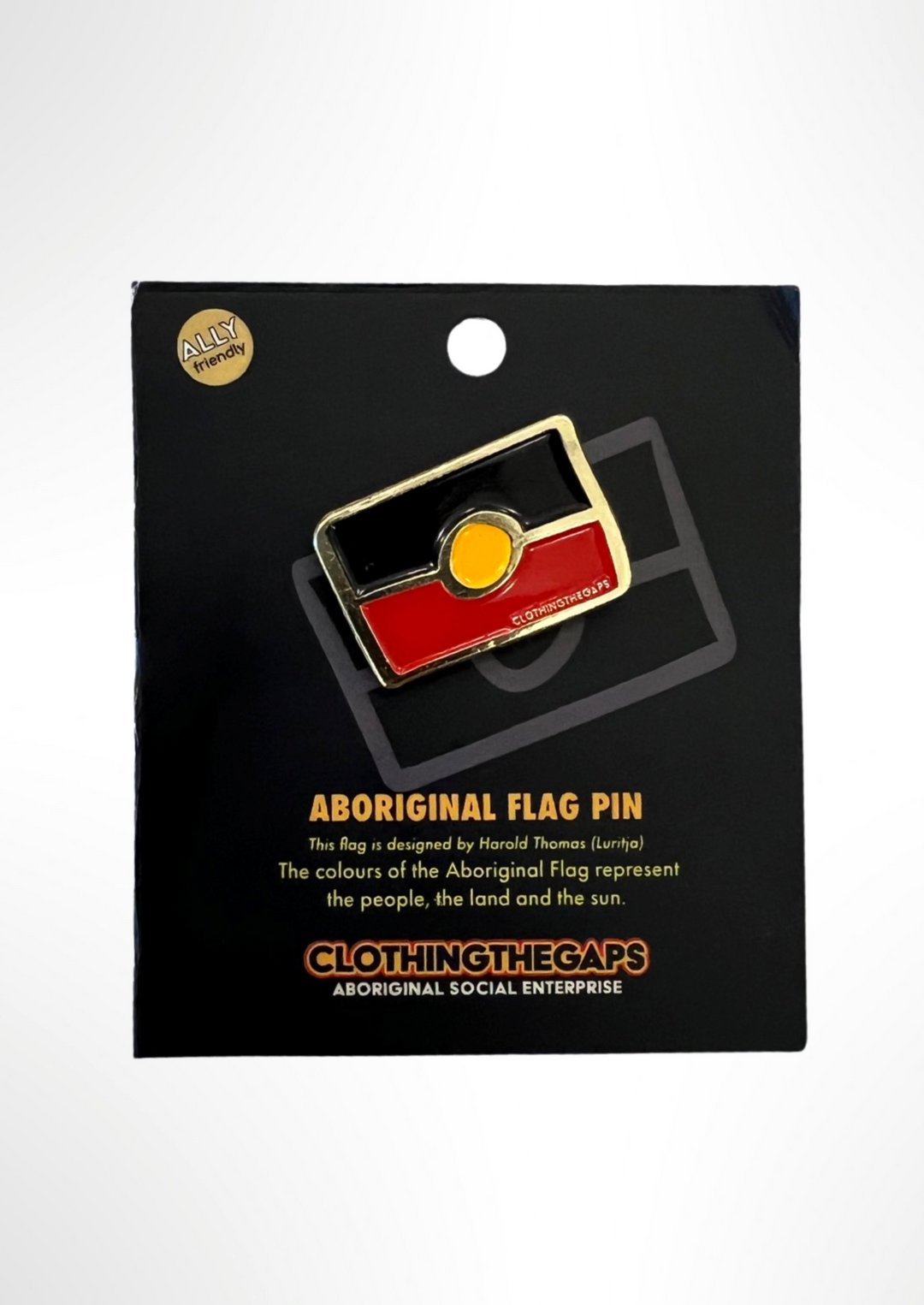 Aboriginal Flag Pin – Clothing The Gaps