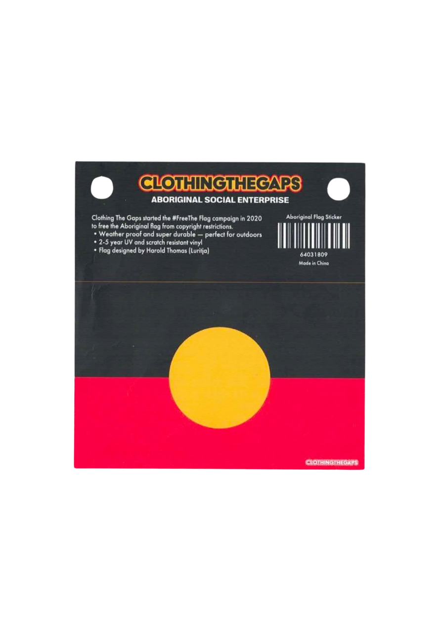 Aboriginal Flag Sticker – Clothing The Gaps